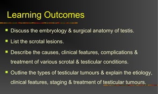 Scrotal disorders | PPT