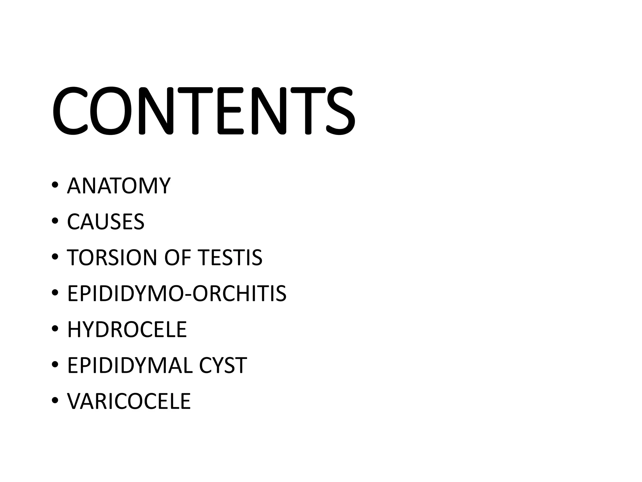 SCROTAL SWELLING | PPTX