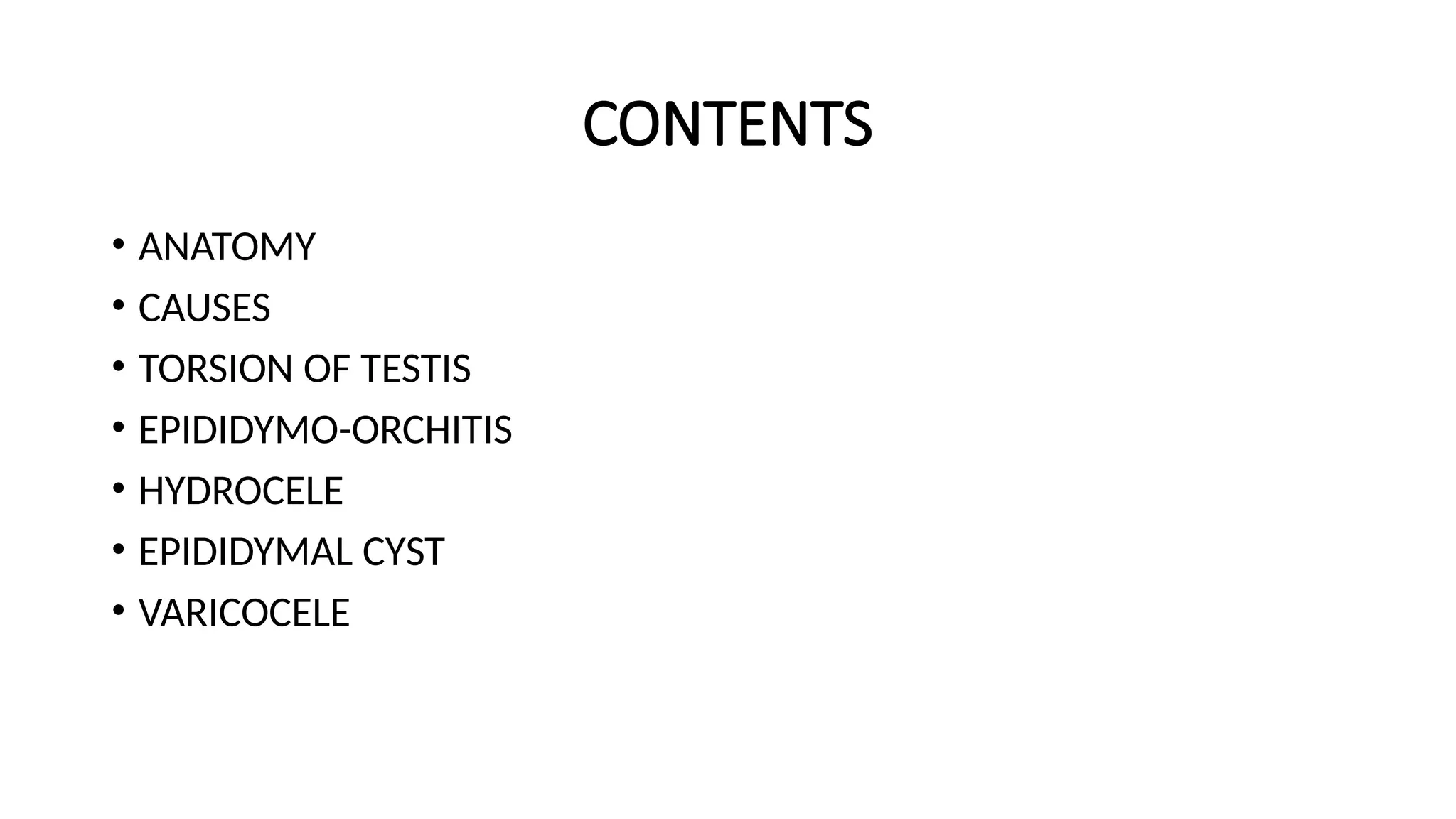 scrotal swelling common causes of scrotal | PPTX