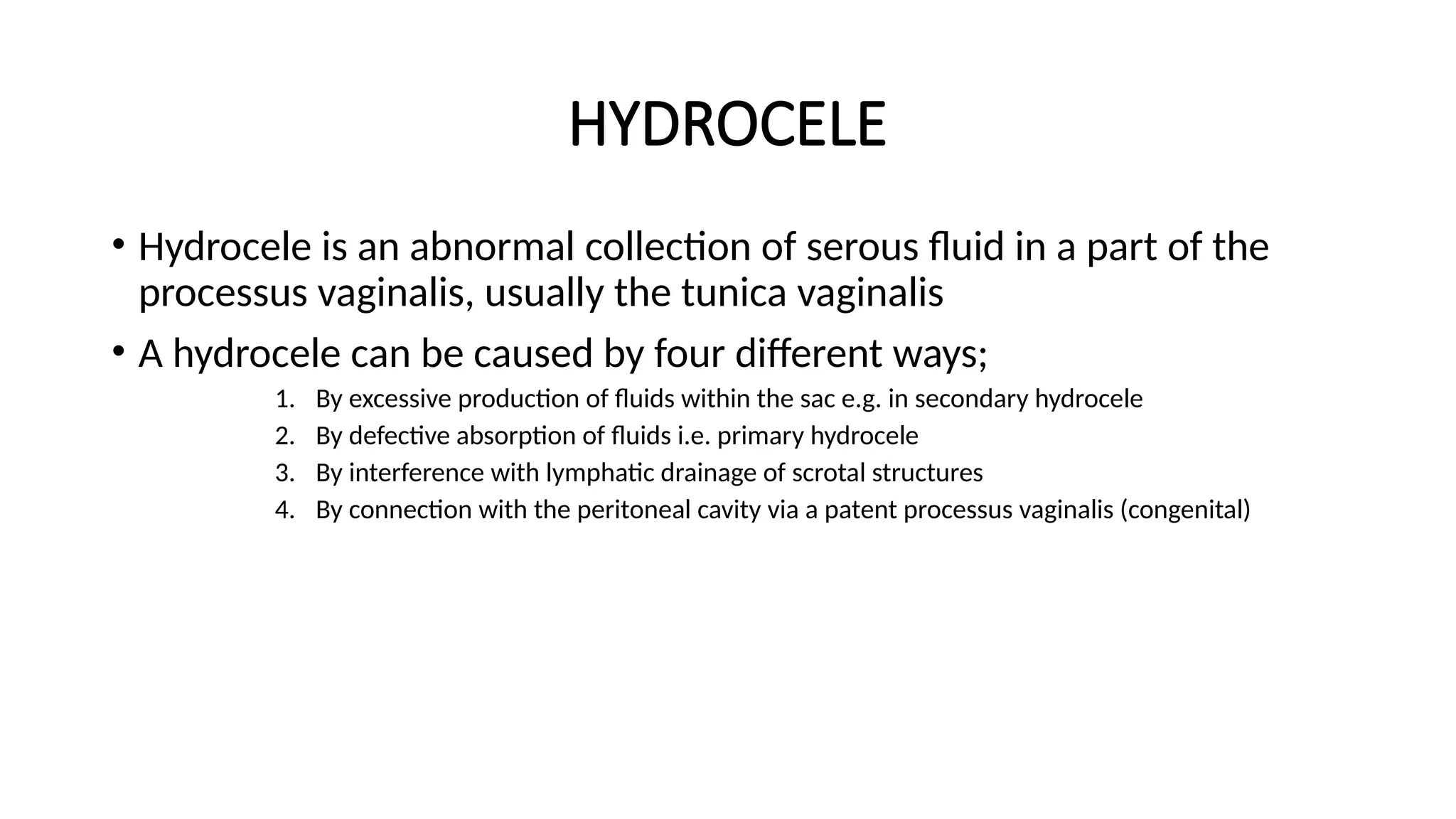 scrotal swelling common causes of scrotal | PPTX