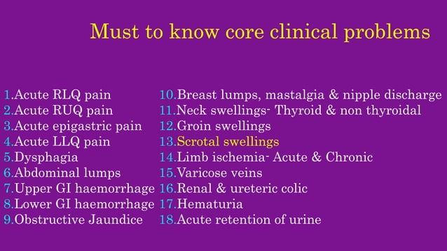 Scrotal swellings introduction | PPTX