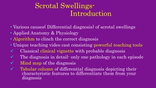 Scrotal swellings introduction | PPTX
