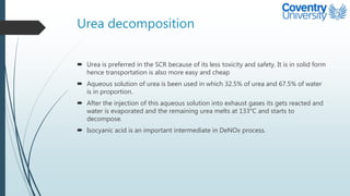 Scr performance and urea decomposition at low temperature | PPTX