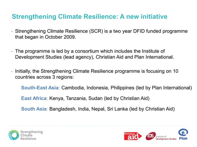 indonesia - Strengthening Climate Resilience | PPT