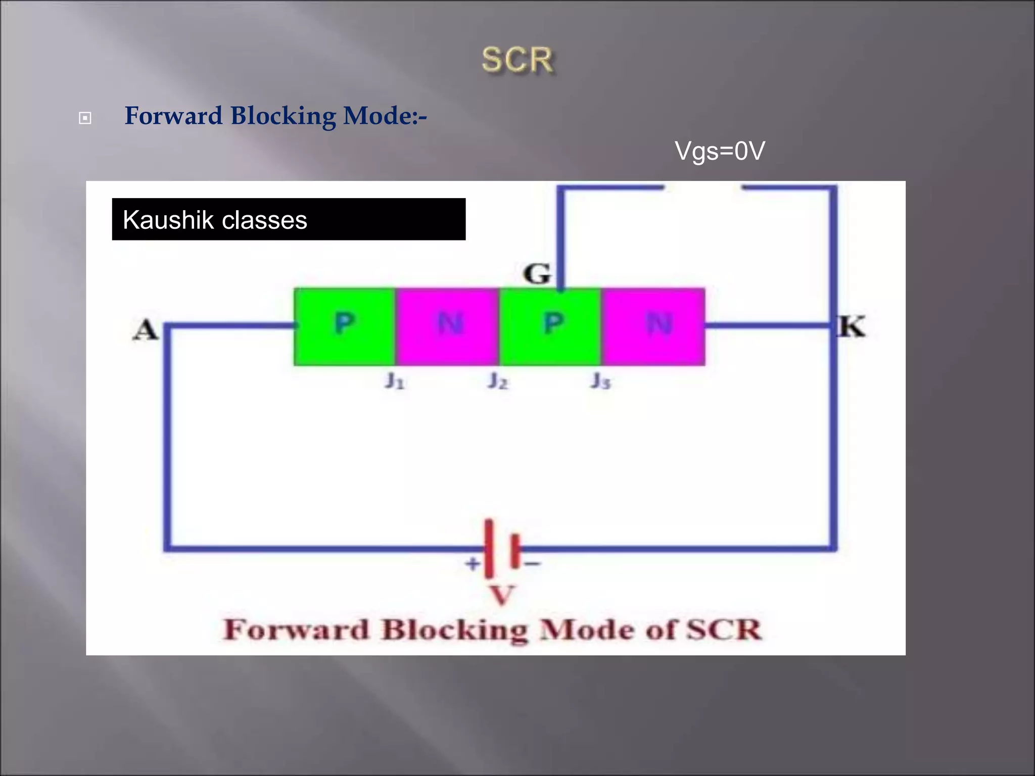 construction working and characteristic of SCR | PPT