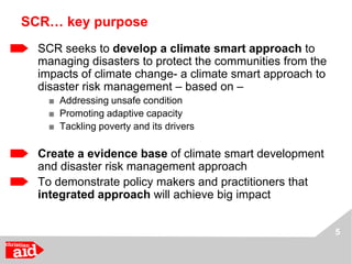 India - Strengthening Climate Resilience - Christian Aid | PPT