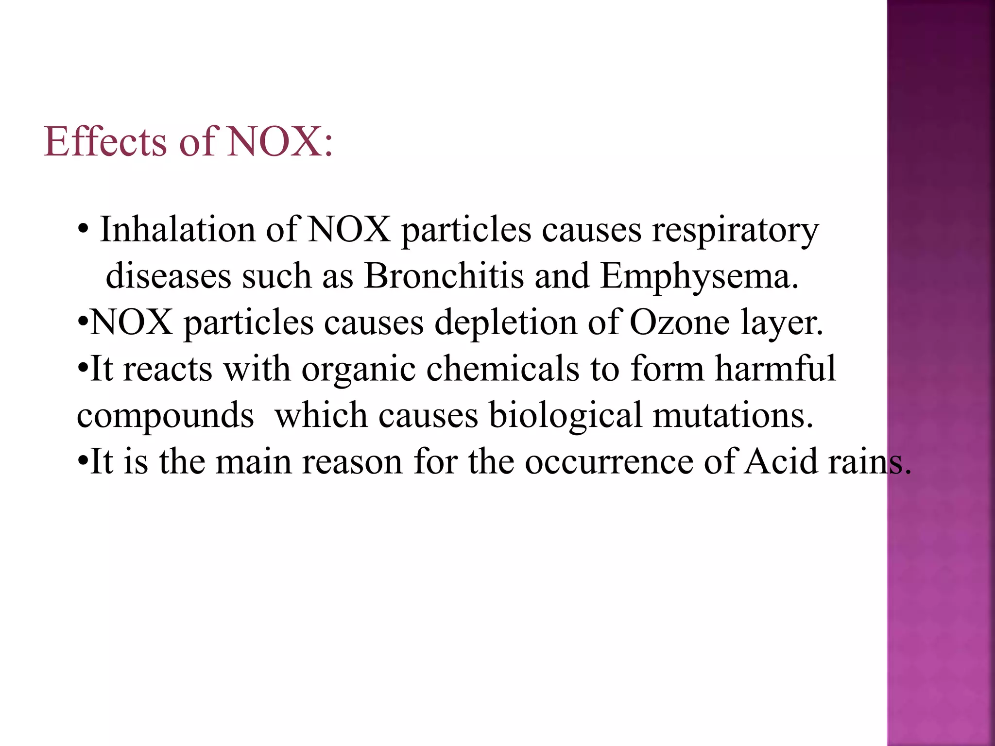 Reduction of NOX using SCR technology | PPTX