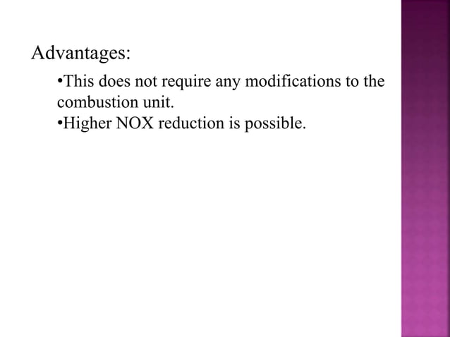 Reduction of NOX using SCR technology | PPTX