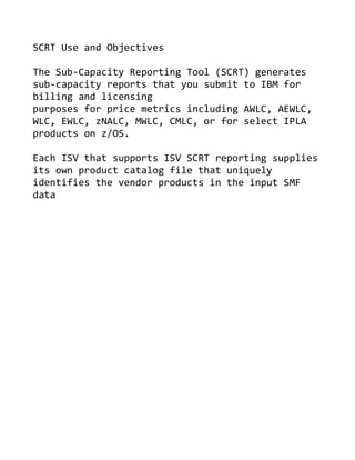 Mainframes Performance SCRT Use and Objectives.pdf