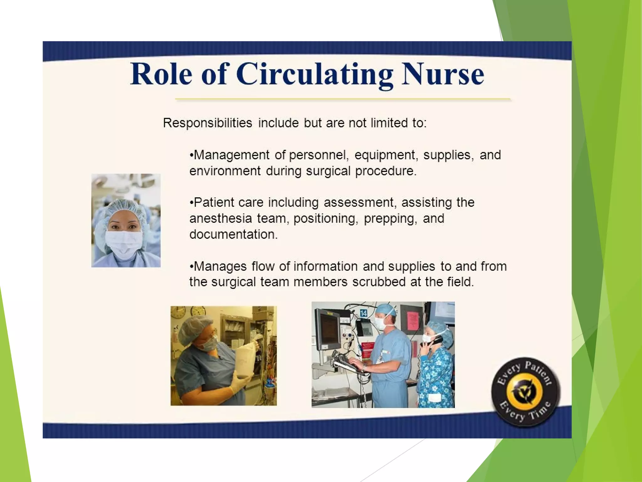 Scrub and circulating nurse | PPT