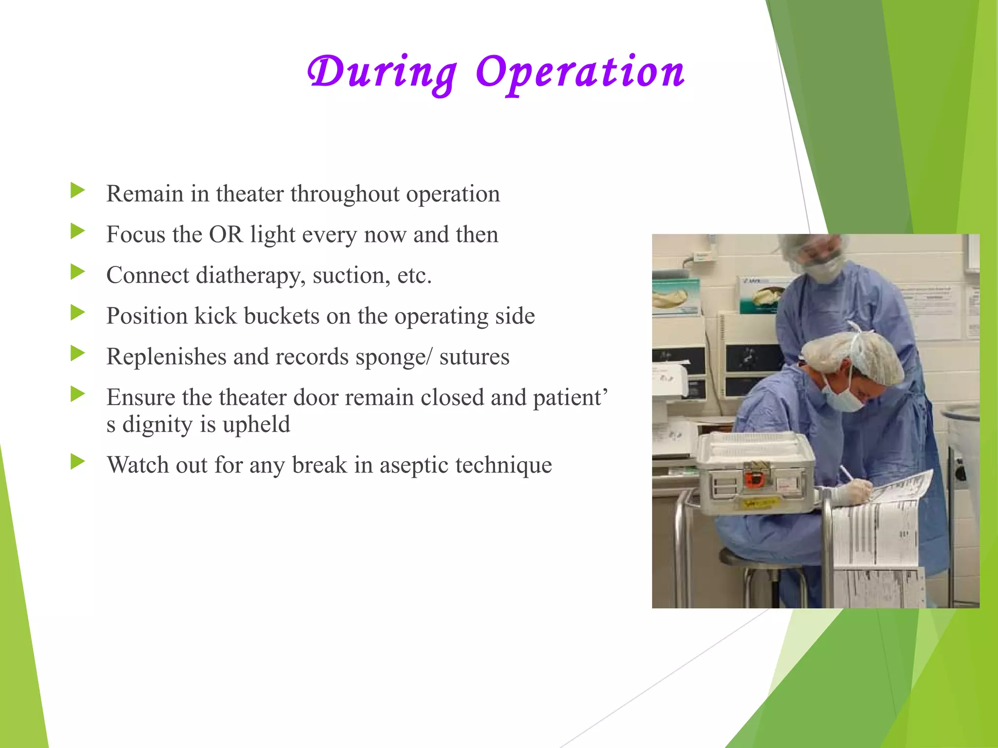 Scrub and circulating nurse | PPT