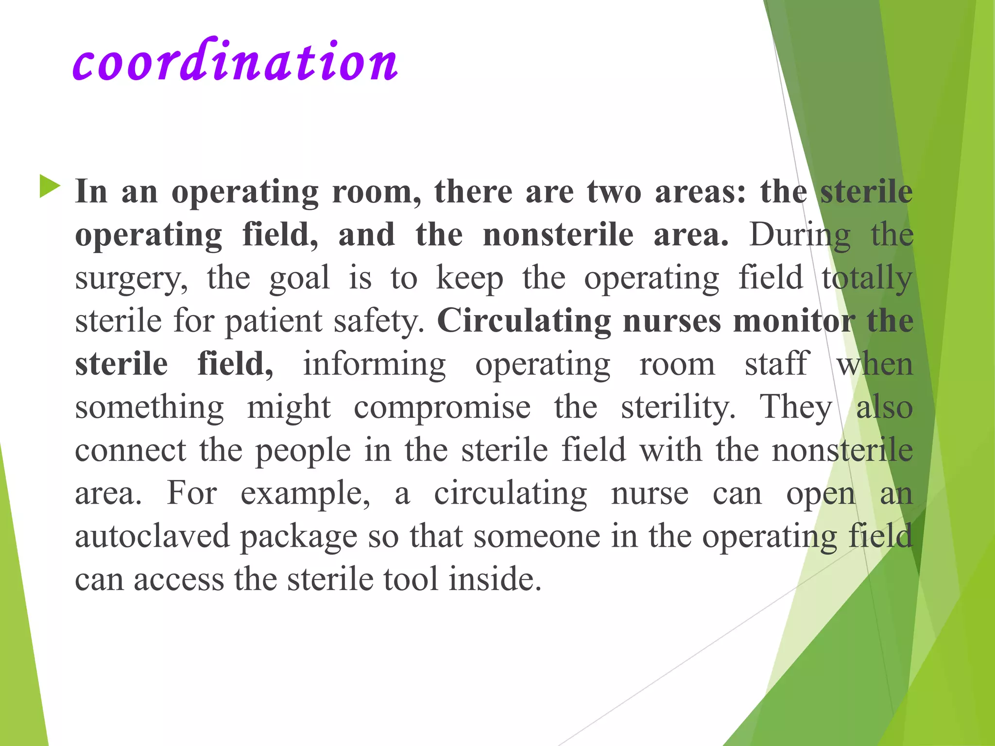 Scrub and circulating nurse | PPT