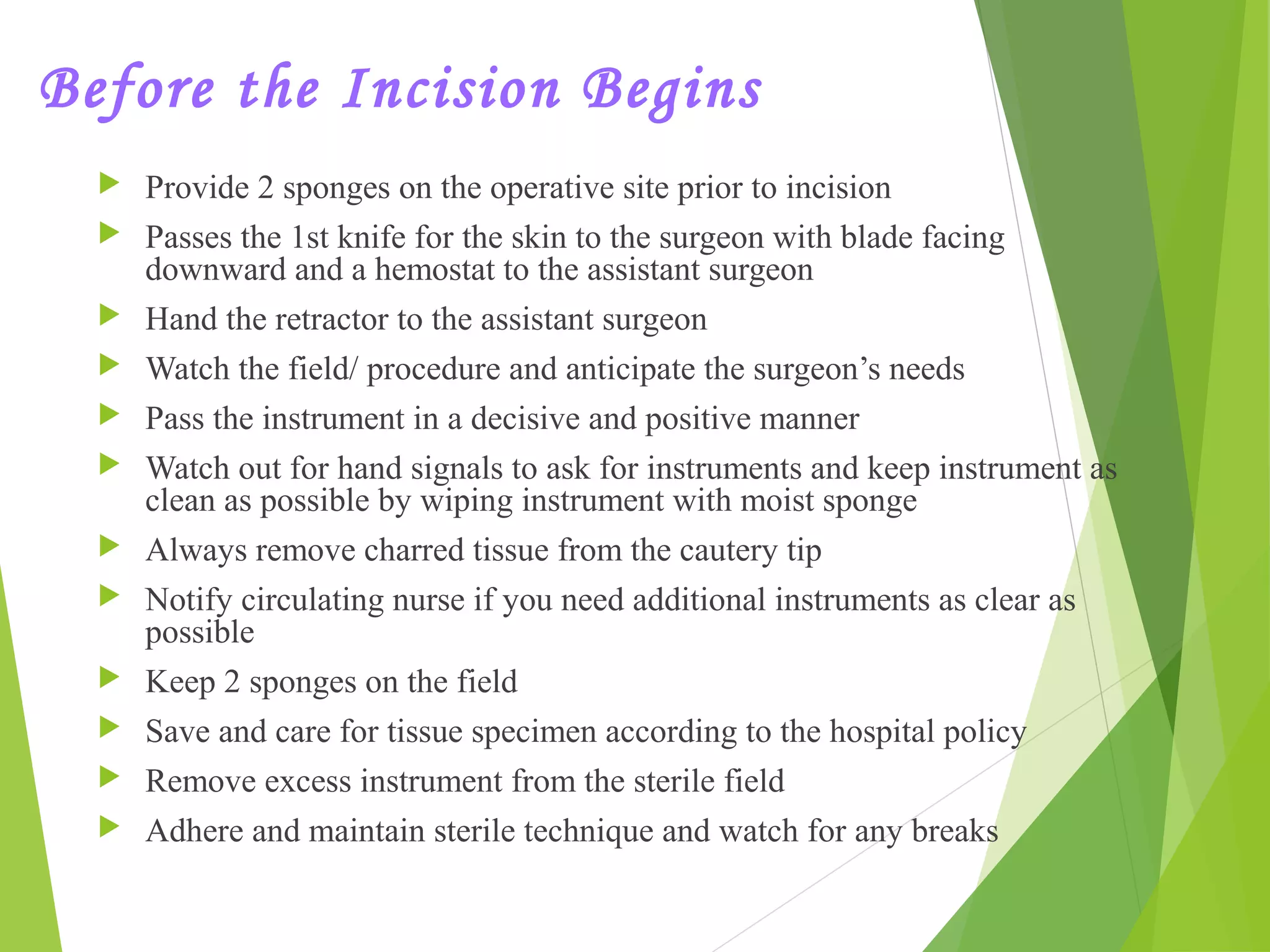 Scrub and circulating nurse | PPT