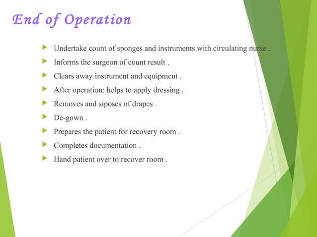 Scrub and circulating nurse | PPT | First Aid | Injuries