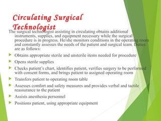 Scrub and circulating nurse | PPT