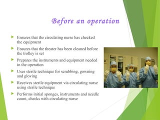 Scrub and circulating nurse | PPT