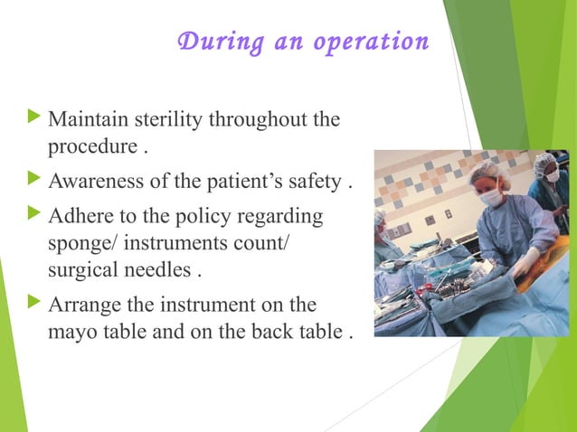Scrub and circulating nurse | PPT | First Aid | Injuries