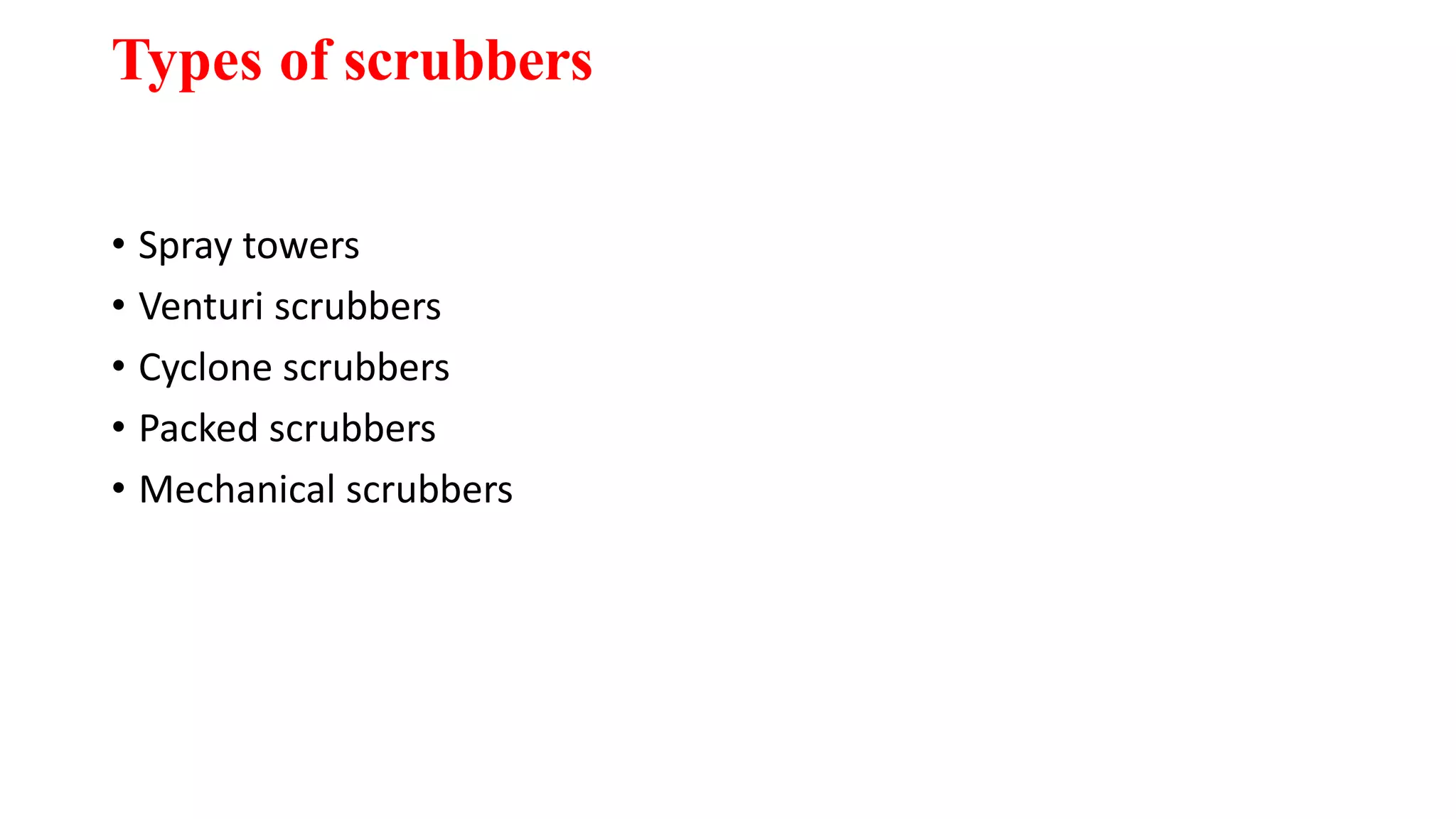 Scrubbers | PDF