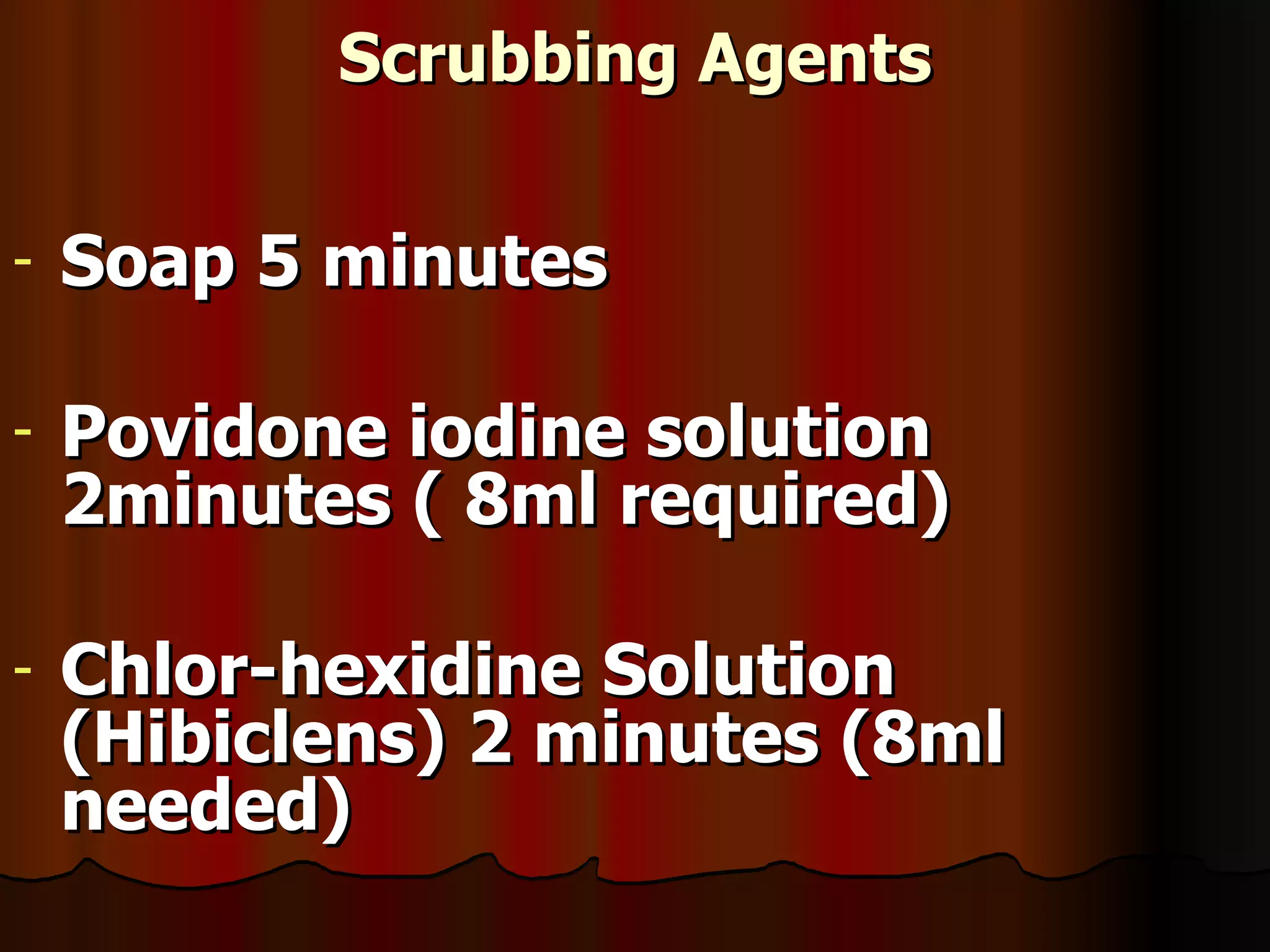 Scrubbing, gowning and gloving technique | PPT