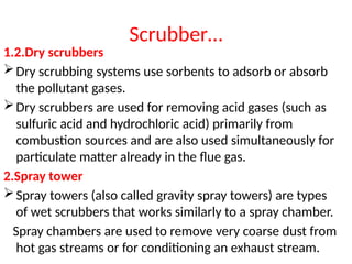 Scrubber as air pollution control device and its application.pptx