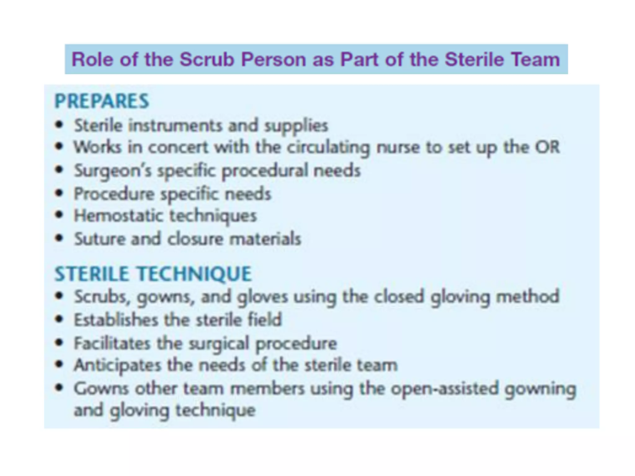Scrub nurse | PDF