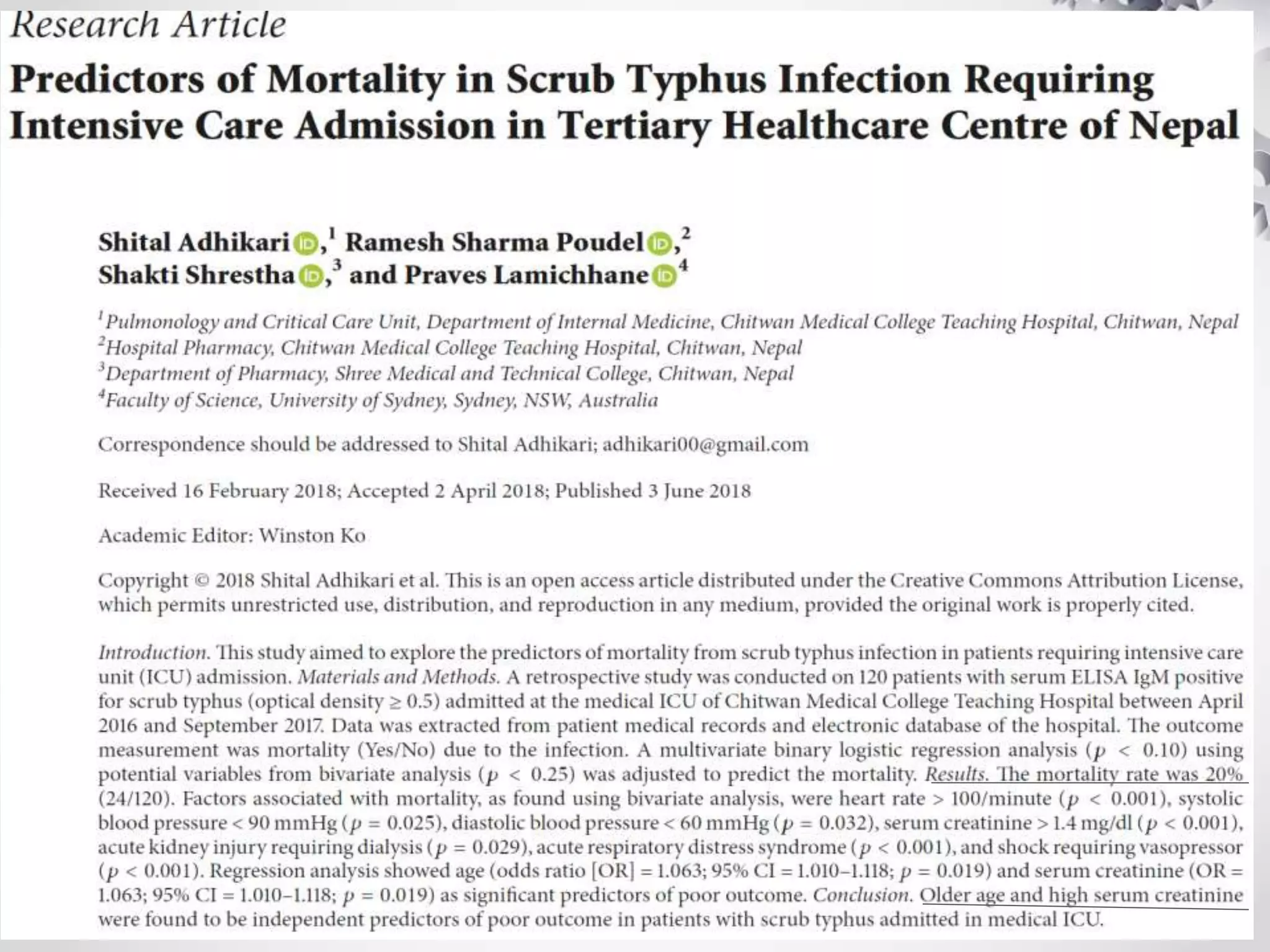 Scrub typhus | PPTX