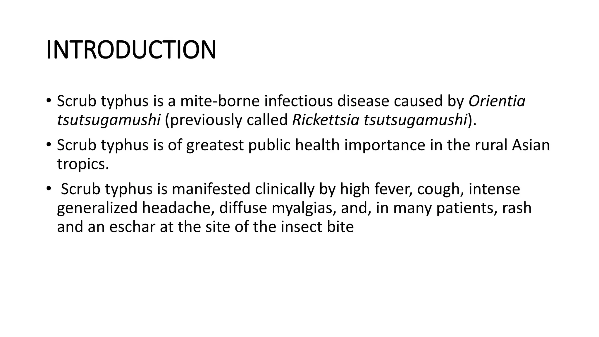 scrub typhus.pptx dr.ramjiban yadav nepal | PPTX