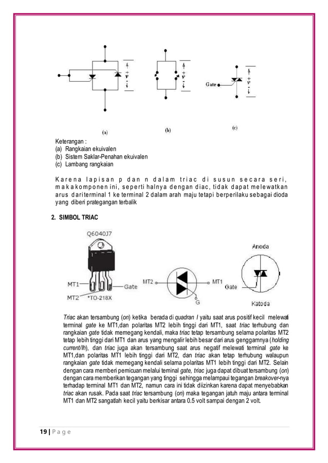 SCR, UJT, TRIAC, DIAC | DOCX
