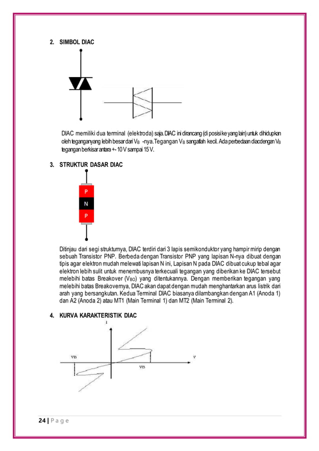 SCR, UJT, TRIAC, DIAC | DOCX