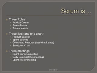 Introduction to Scrum | PDF