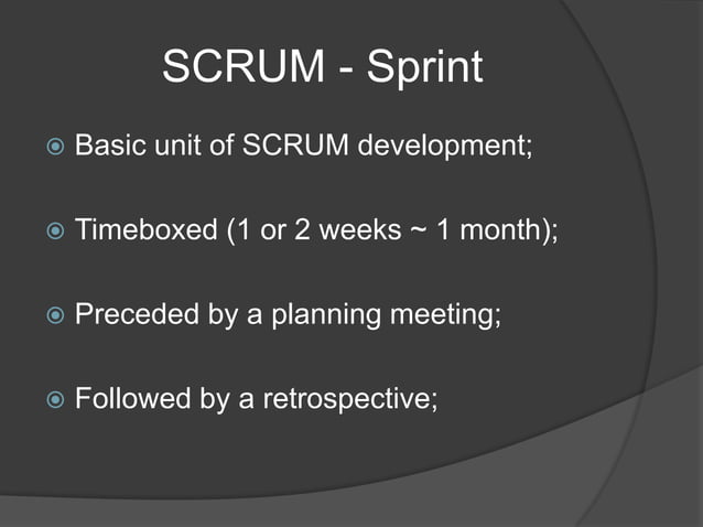 Lightning Talk - SCRUM | PPTX | Technology & Computing