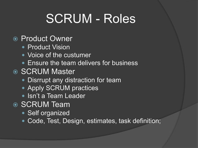 Lightning Talk - SCRUM | PPTX | Technology & Computing