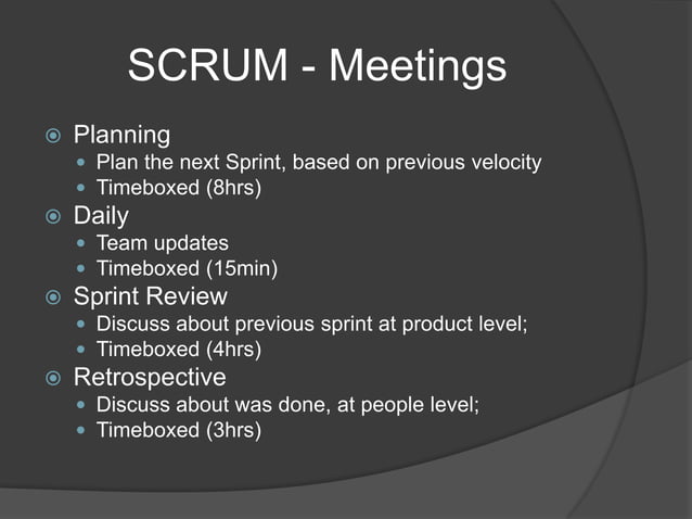 Lightning Talk - SCRUM | PPTX | Technology & Computing