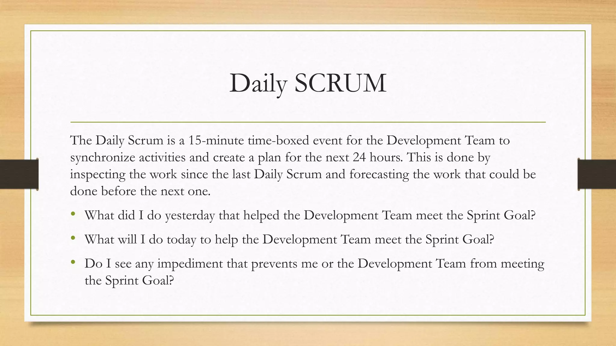 Scrum Overview | PPT