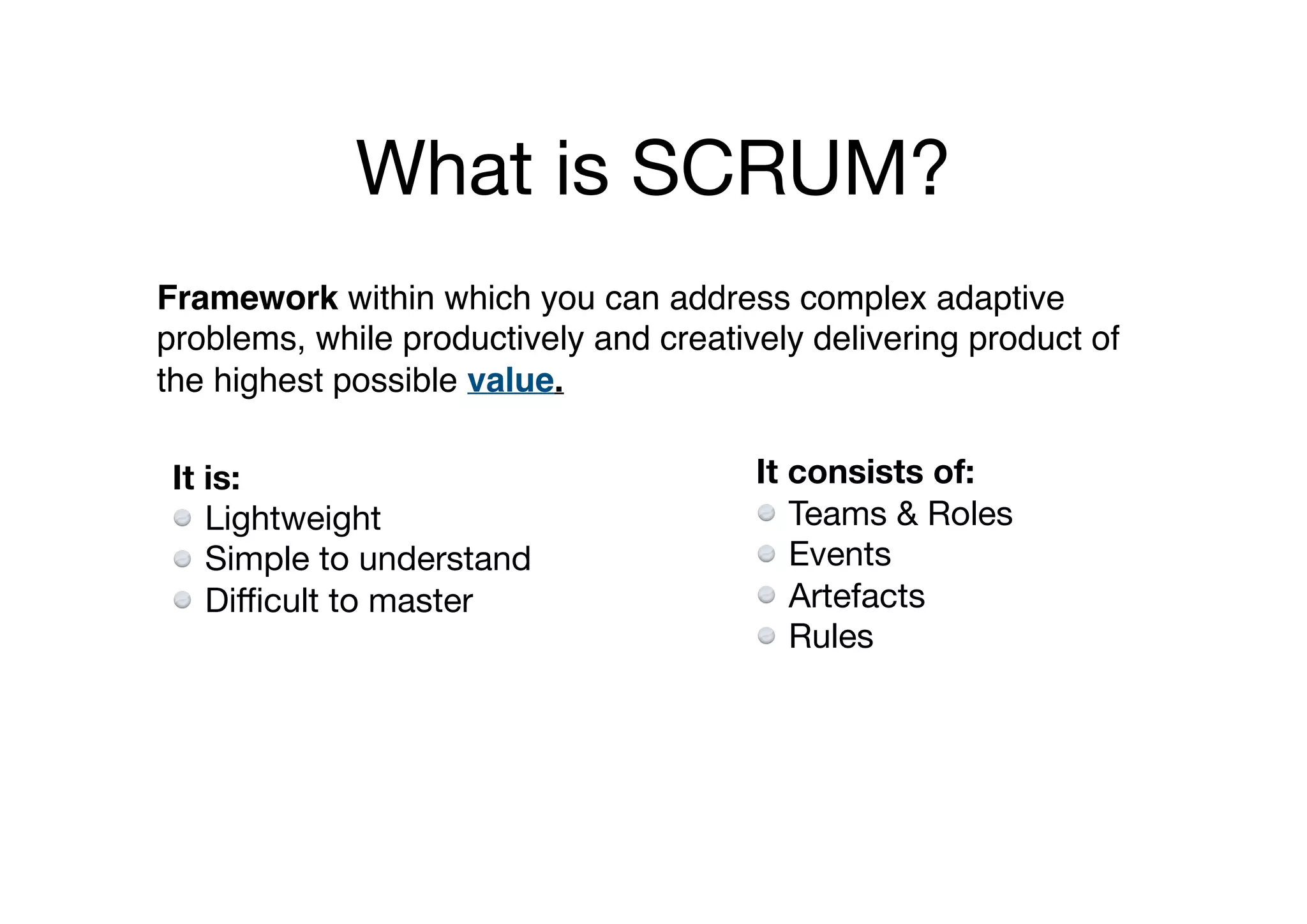 Scrum. Beginning Your Agile Transformation | PDF