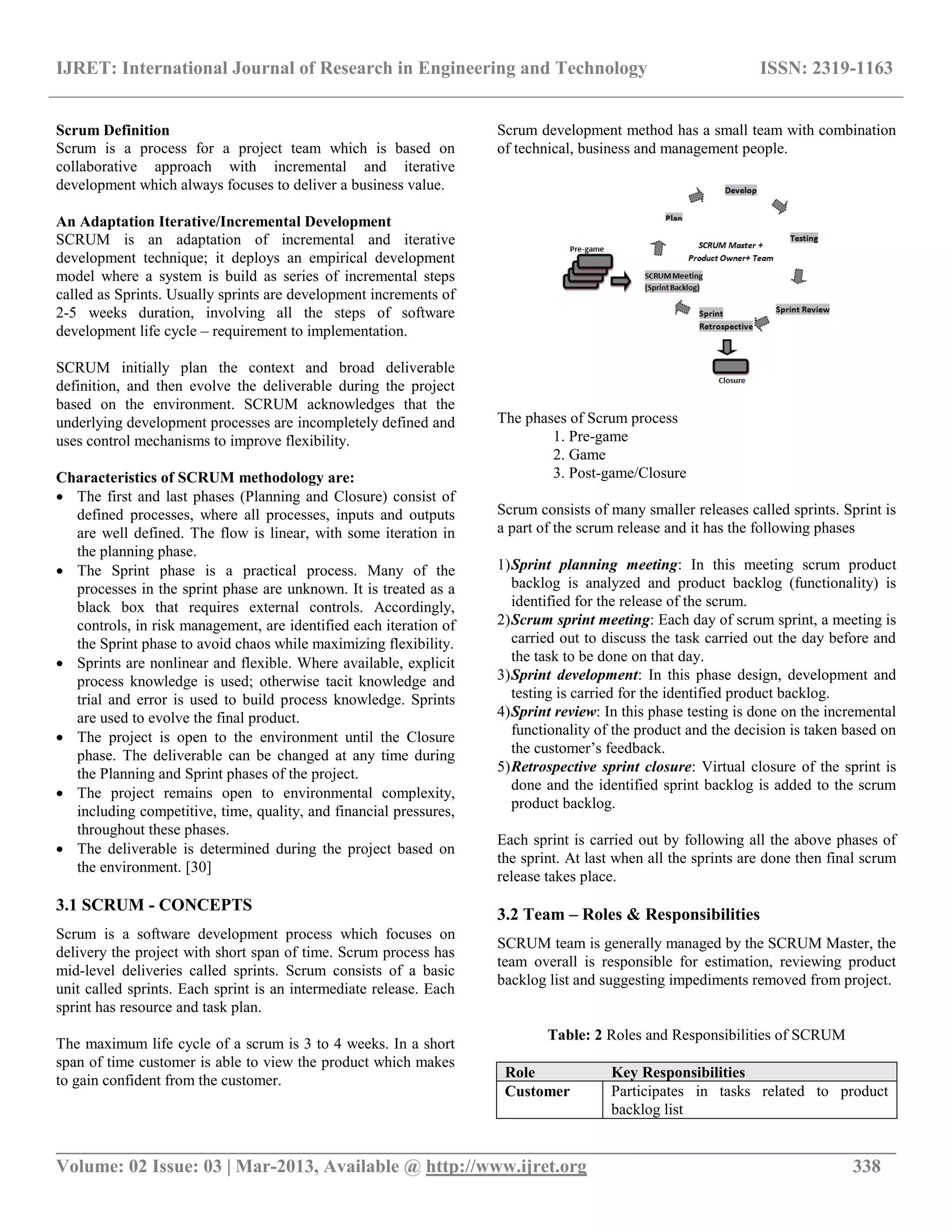 Scrum an agile process | PDF
