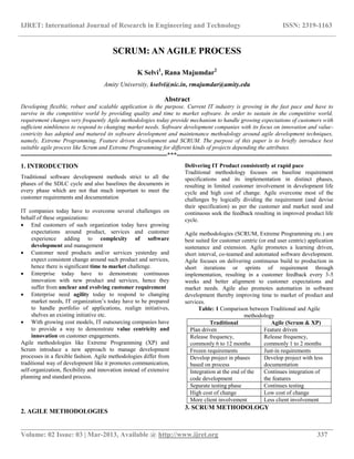 Scrum an agile process | PDF