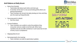 Scrum- Anit Patterns | PPT