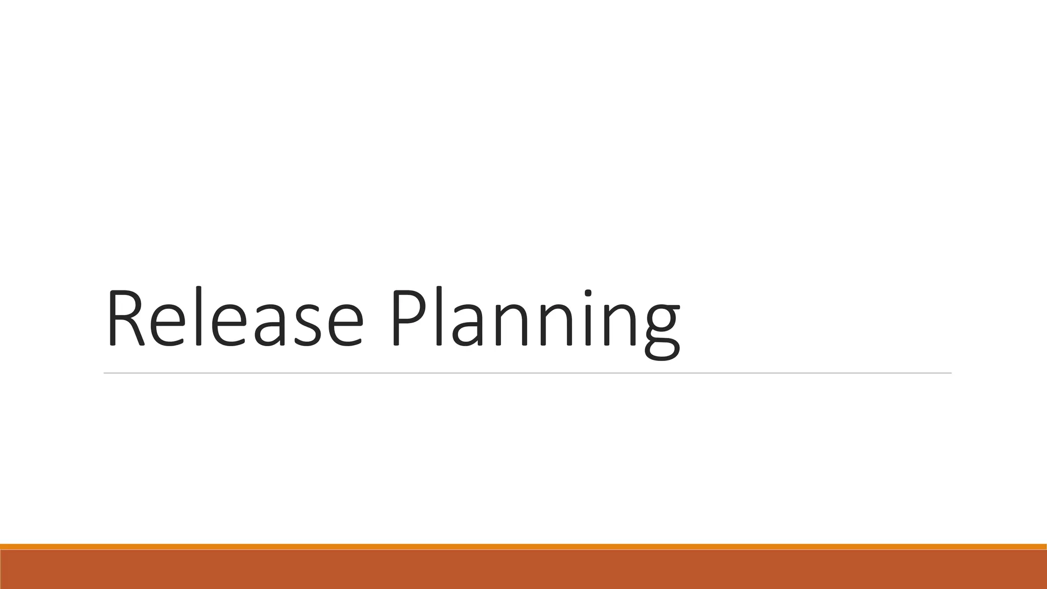 Estimation and Release Planning in Scrum | PPTX