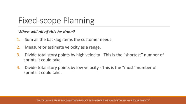 Estimation and Release Planning in Scrum | PPT