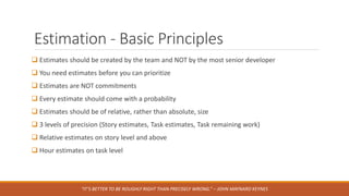 Estimation and Release Planning in Scrum | PPTX