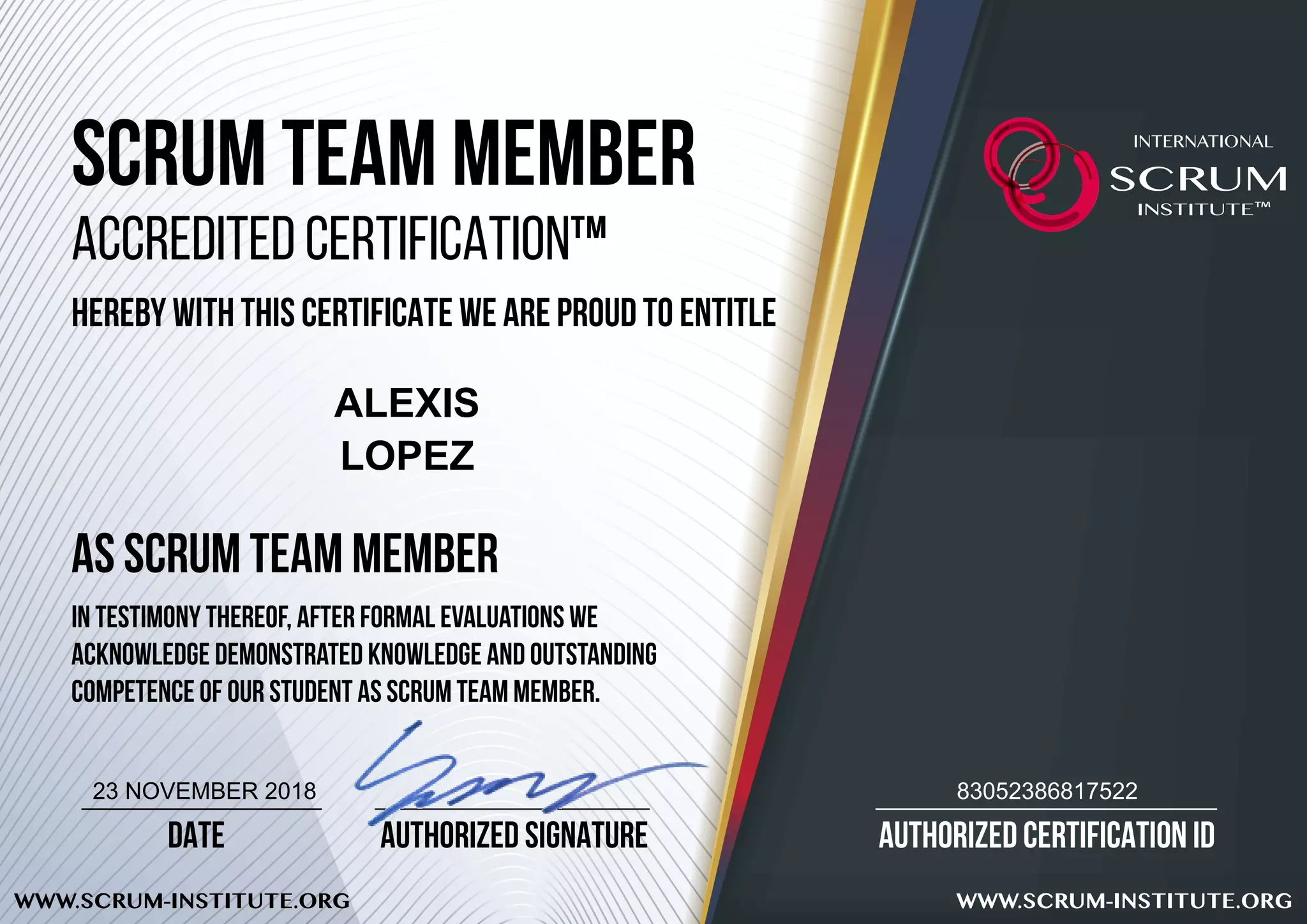 Scrum Team Member Certification | PDF