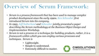 Scrum overview | PPTX | Technology & Computing