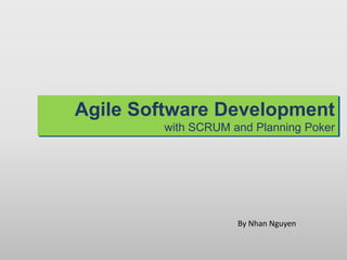 SCRUM and Poker Game In Agile Project | PPT
