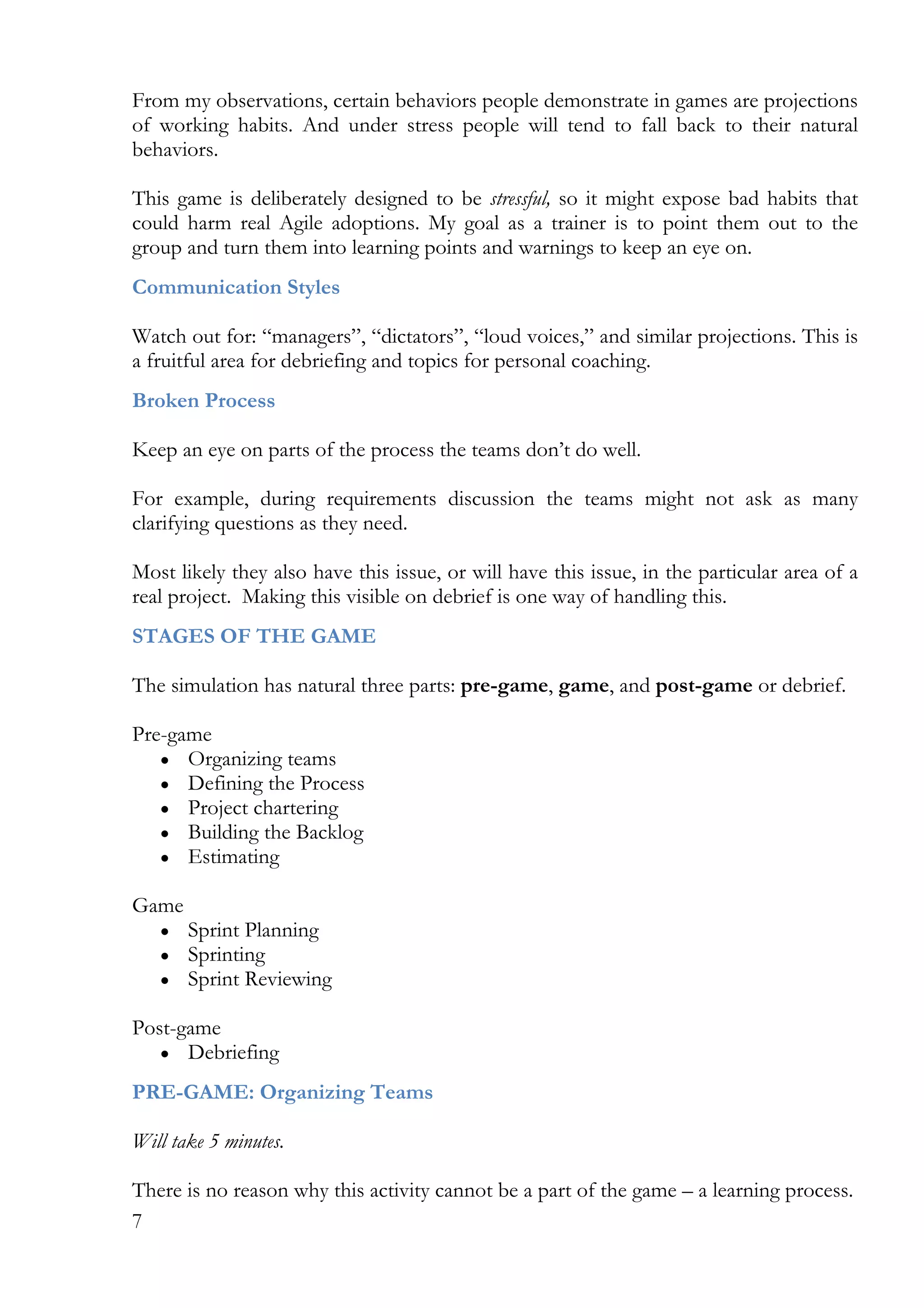 Scrum simulation-with-lego-bricks-v2.0 | PDF
