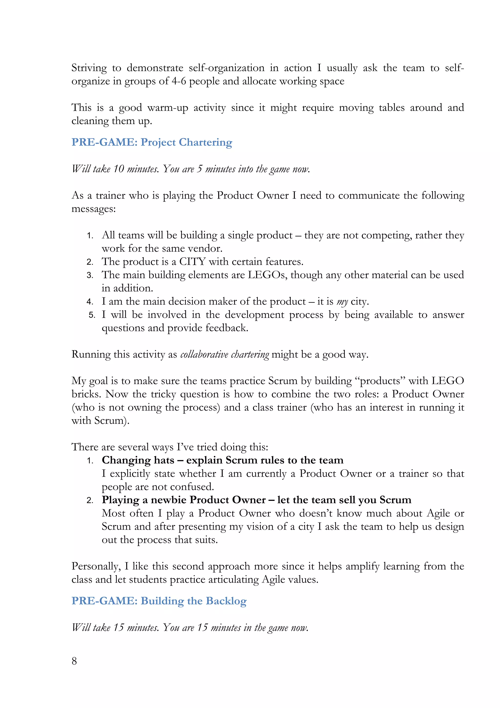 Scrum simulation-with-lego-bricks-v2.0 | PDF