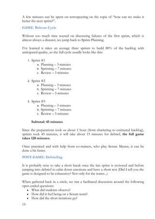 Scrum simulation-with-lego-bricks-v2.0 | PDF