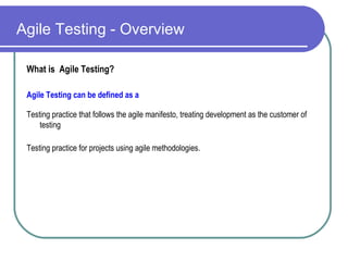 Scrum Testing Methodology | PPT