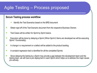 Scrum Testing Methodology | PPT