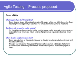 Scrum Testing Methodology | PPT
